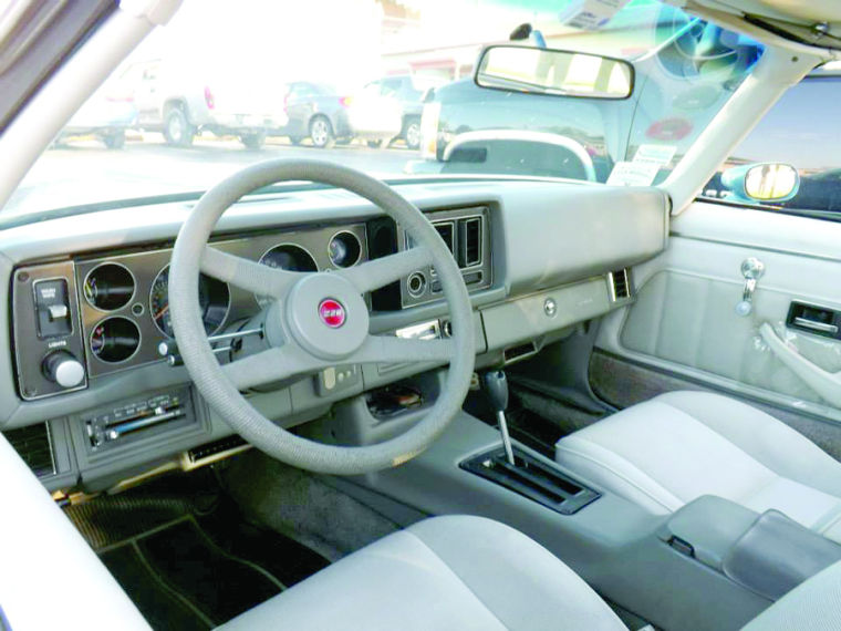 1981 camaro interior
