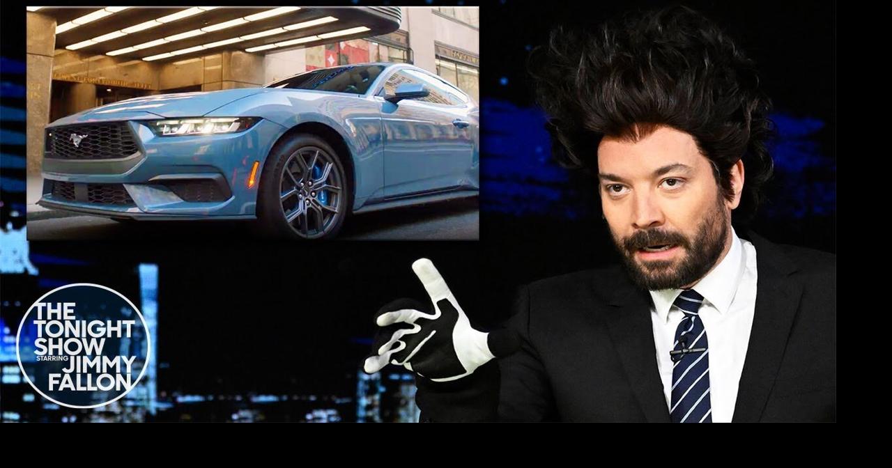Jimmy Gets Some Help Waking Up With the 2024 Mustang - In Partnership ...