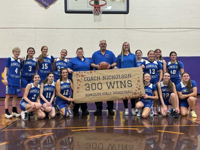 GIRLS BASKETBALL: Romulus' Damon Nicholson secures 300th career win ...