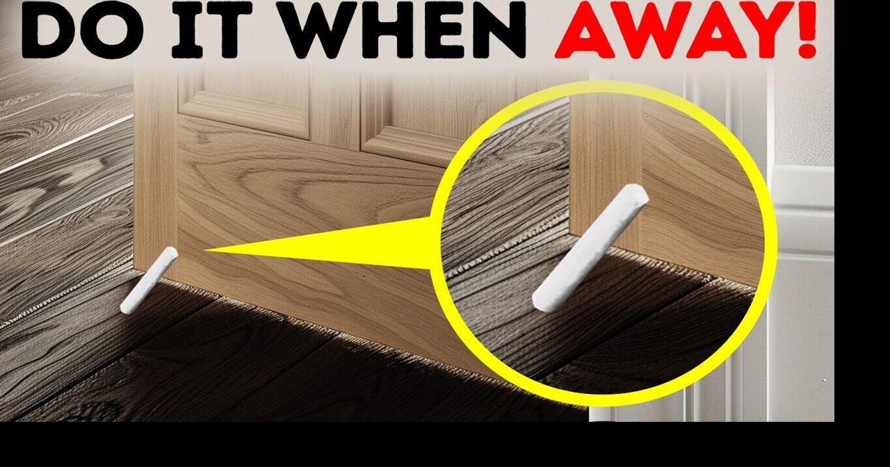 Put a Piece of Chalk Under Your Door If You Wanna Stay Safe | Videos ...