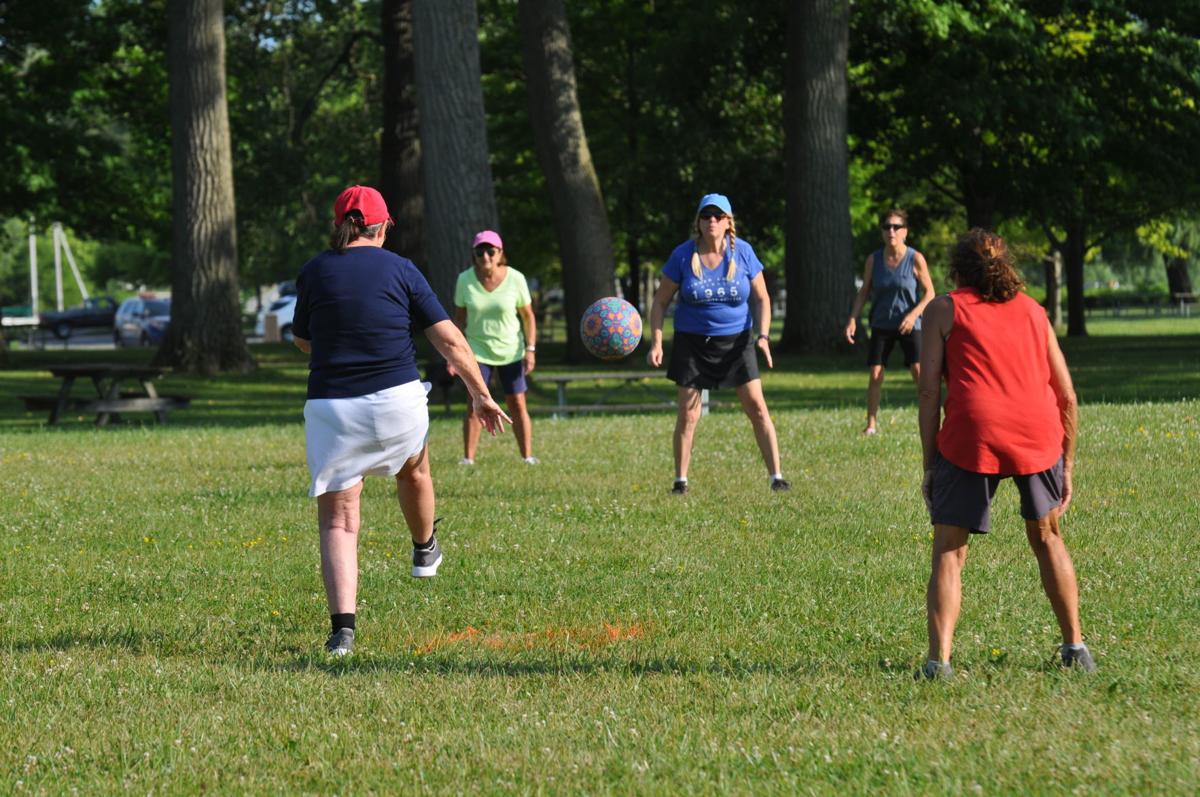 Still kickin': Female friends get fierce on the kickball field ...