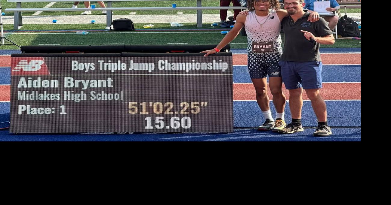 TRACK & FIELD: Aiden Bryant wins national title, Gatorade Player of the ...