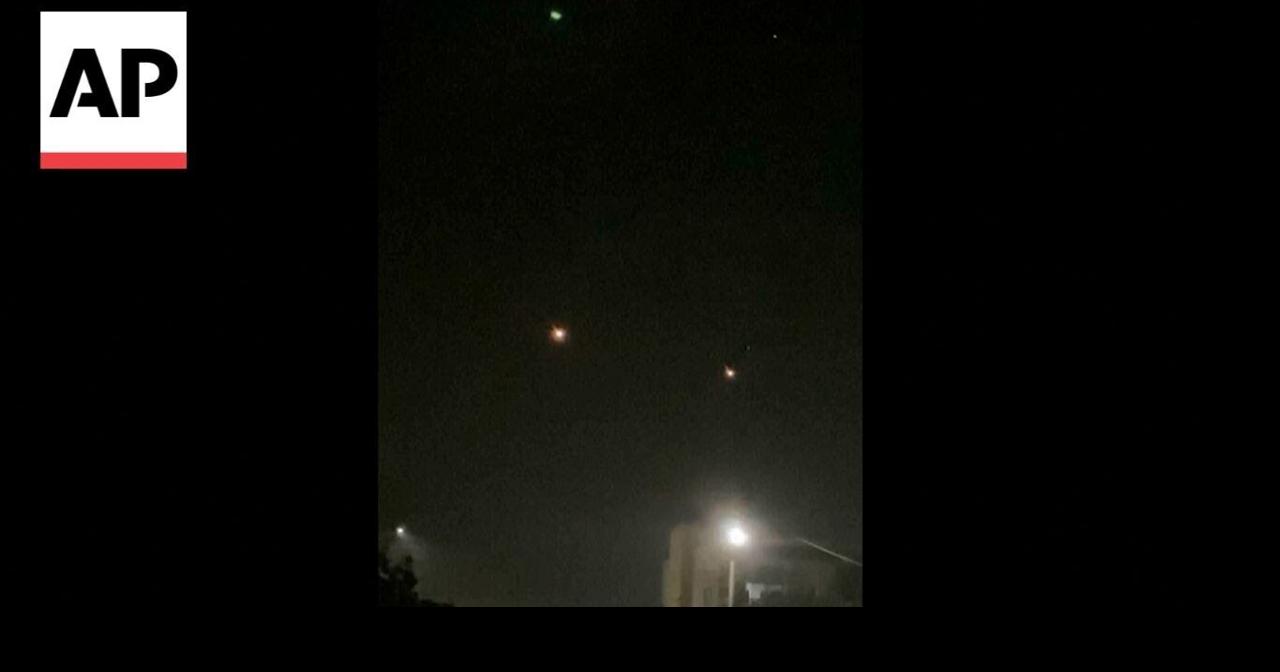 Iranian drones or rockets seen in the sky above Amman | | fltimes.com