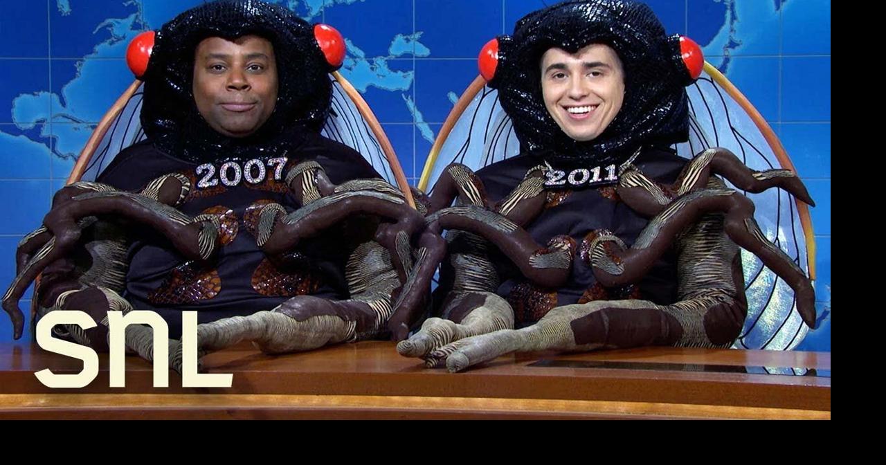 Weekend Update: Two Cicadas on the Largest Cicada Emergence - SNL ...