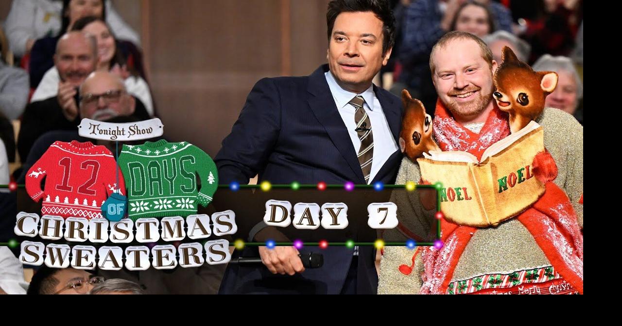12 Days of Christmas Sweaters 2025: Day 7 | The Tonight Show Starring ...