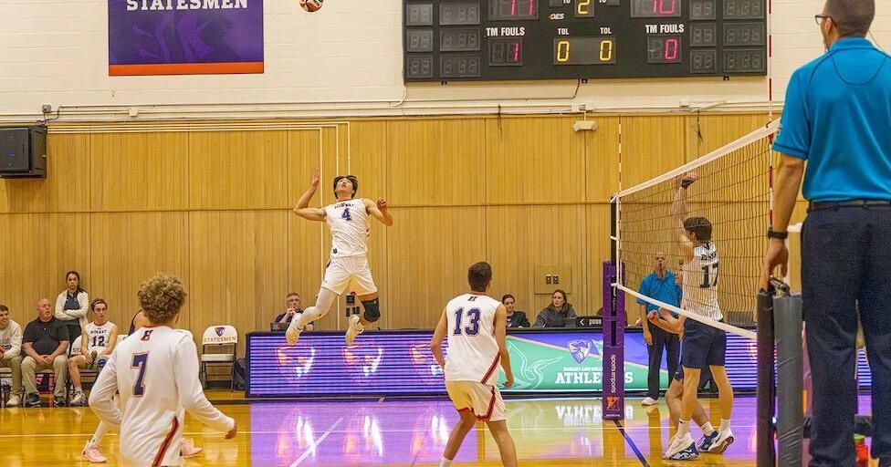 MEN'S VOLLEYBALL: Hobart's Andrew Kim breaks NCAA career kills record ...