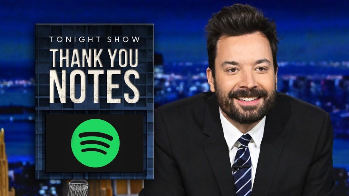 Jimmy Fallon Tonight Show Thank You Notes
