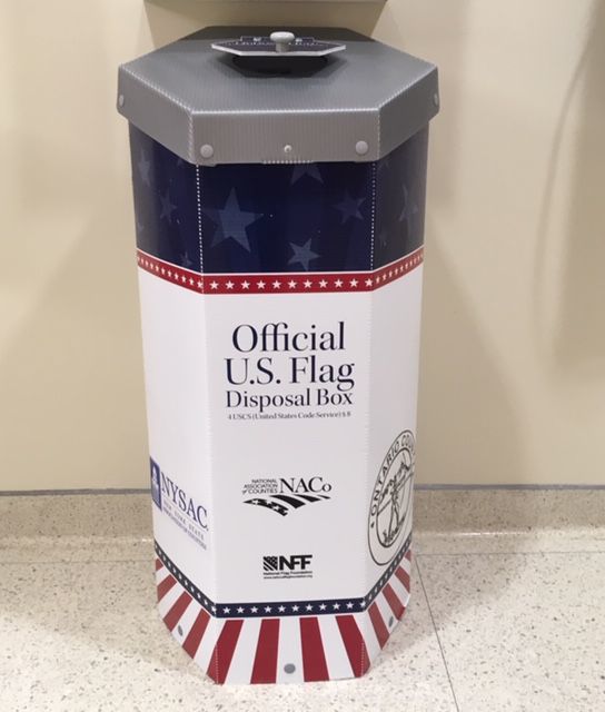 Ontario County installs flag disposal box | News | fltimes.com