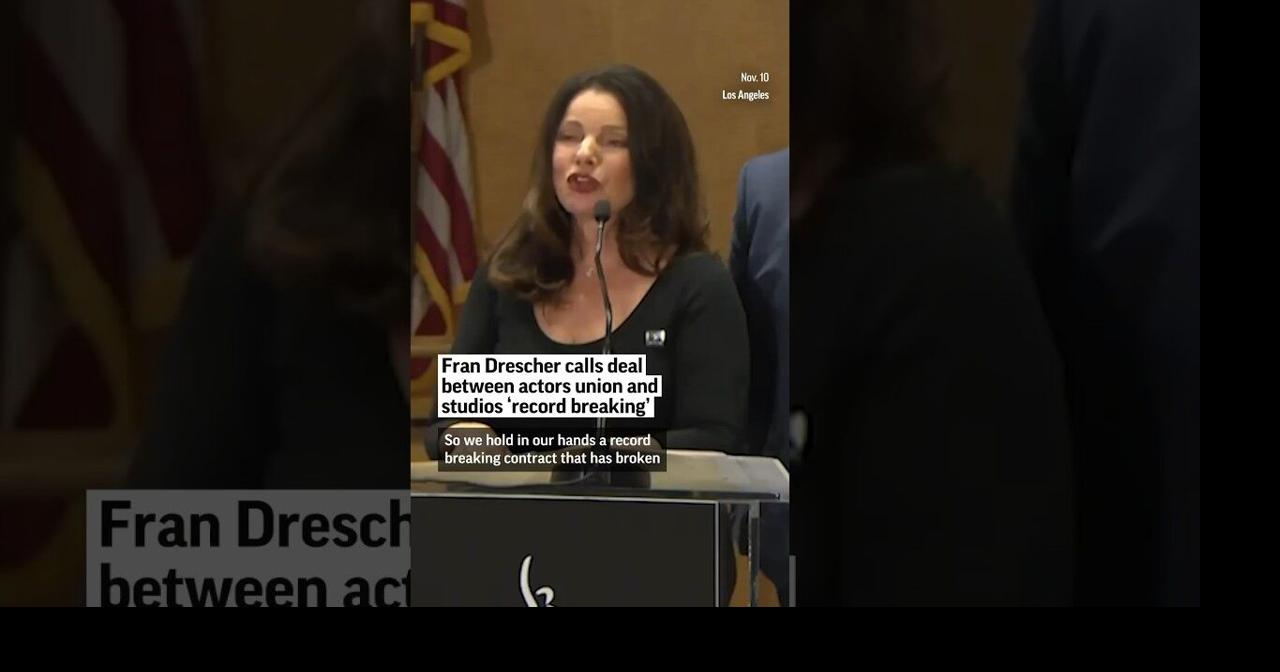 Fran Drescher calls deal between actors union and studios ‘record ...