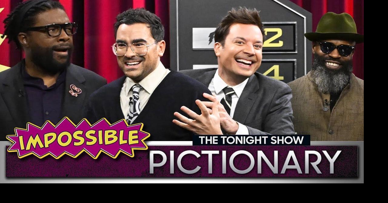 Impossible Pictionary with Dan Levy | The Tonight Show Starring Jimmy ...