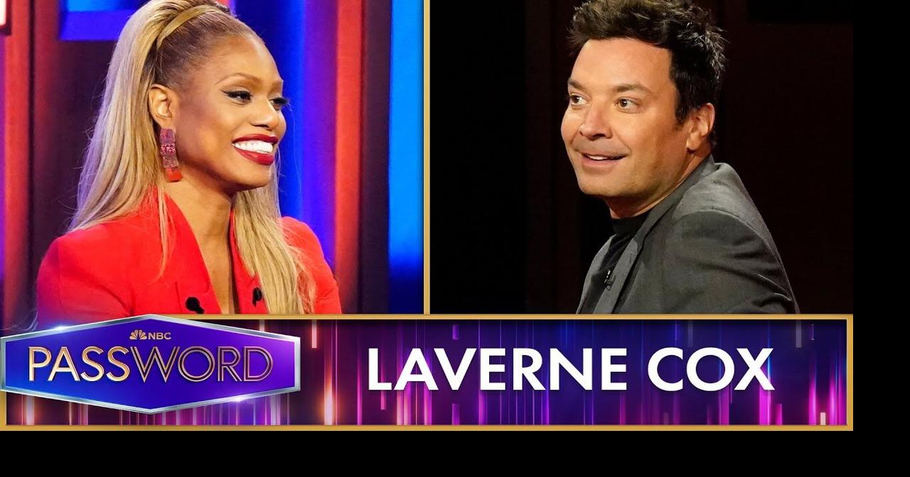 Laverne Cox and Jimmy Play a Bubbly Themed Round of Password ...
