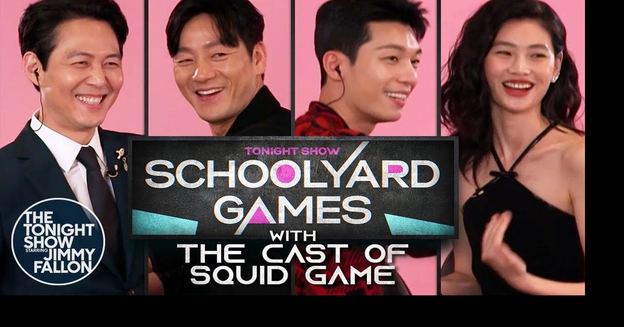 Schoolyard Games with the Cast of Squid Game | The Tonight Show ...