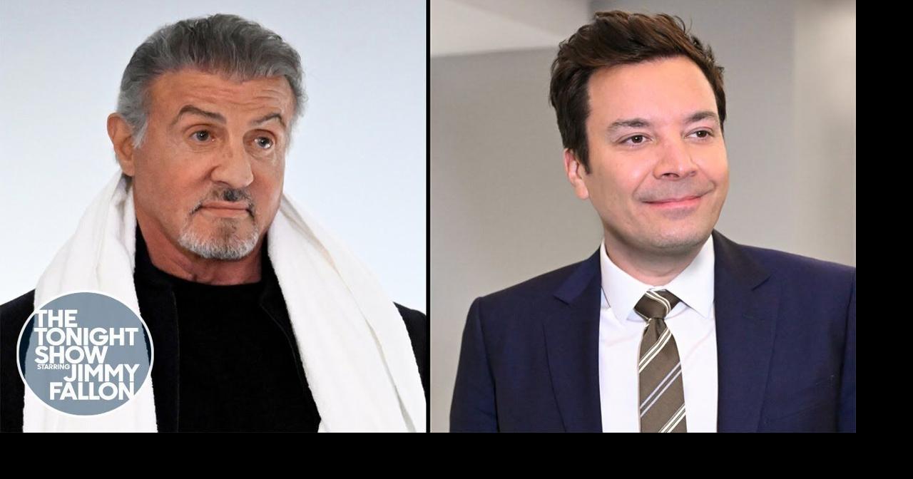 Sylvester Stallone Always Takes the Stairs | The Tonight Show Starring ...