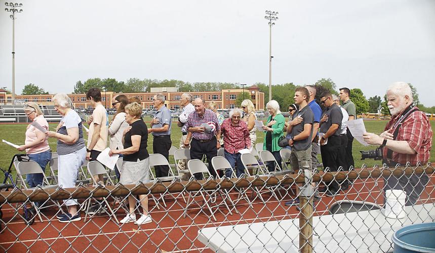 Long-lost bell finds new home: Midlakes dedicates remnant of old Red ...