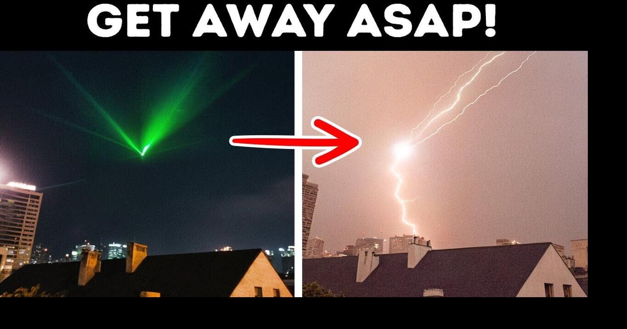 If You See This Laser Beam, Lightning Could Strike Nearby | Videos ...