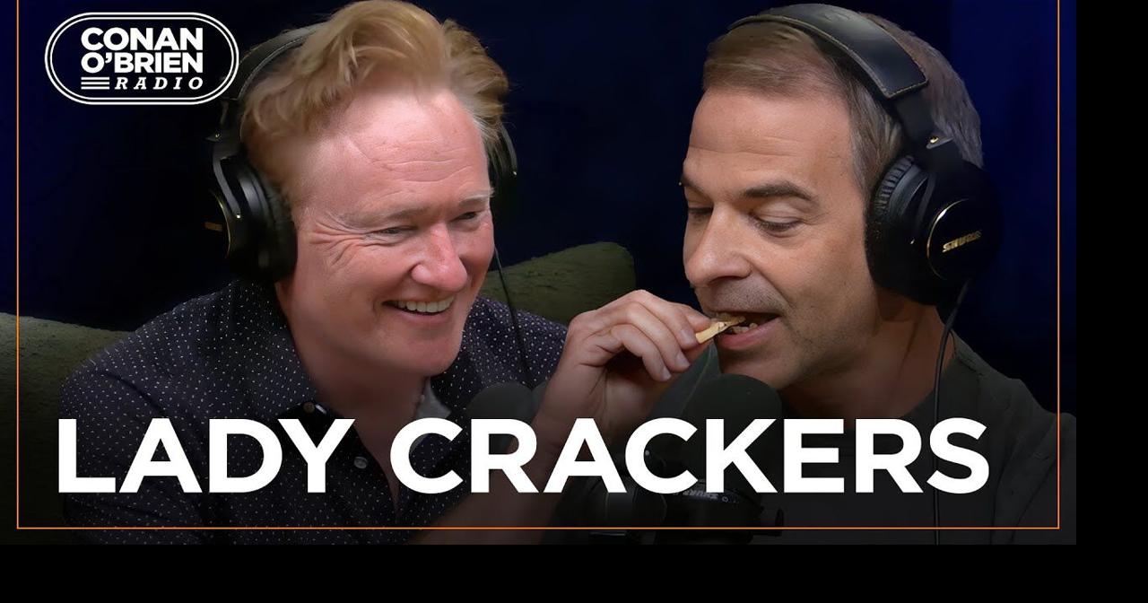 Jordan Schlansky Records An Impromptu Ad For Crackers | Conan O'Brien ...