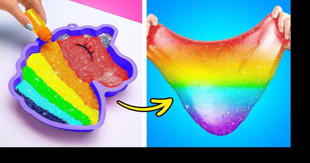 Vibrant Art & Drawing Hacks 🎨 DIY Slimes for Creative Fun | Videos ...