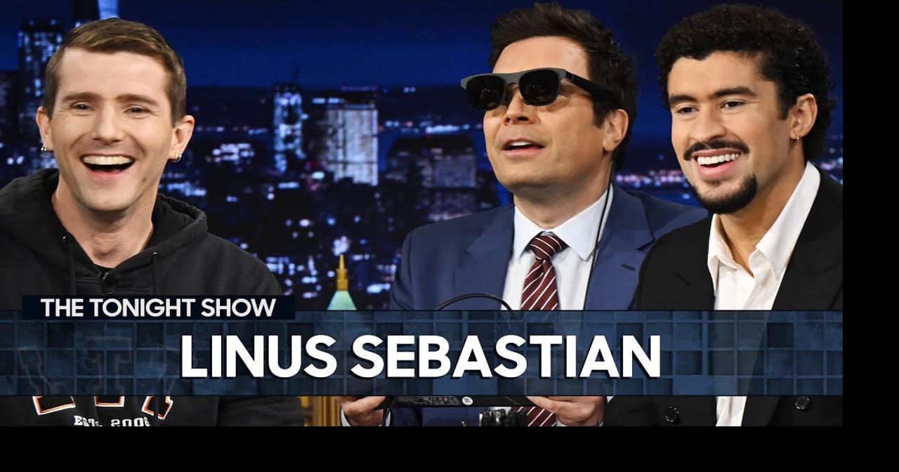 Linus Sebastian Shows Jimmy and Bad Bunny Some Mind-Blowing Technology ...
