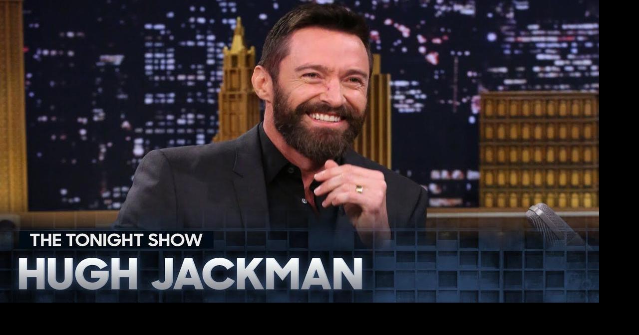 Hugh Jackman Hops into His Interview to Talk Wolverine Workout Routine ...