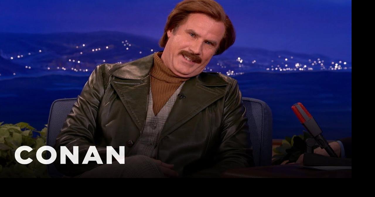 Conan Makes Ron Burgundy Cry | CONAN on TBS | | fltimes.com