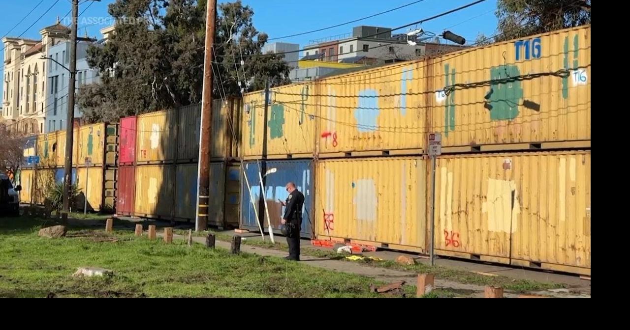 UC Berkeley clears People's Park, builds wall of shipping containers ...