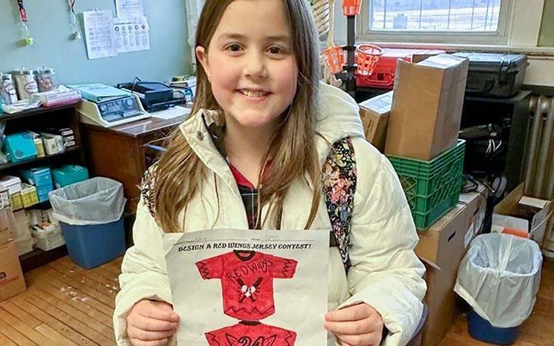 Lucy's jersey design a hit with the Red Wings | News | fltimes.com