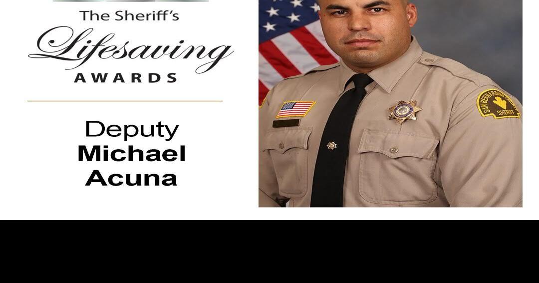 Two deputies receive Lifesaving Awards for their heroic actions in ...