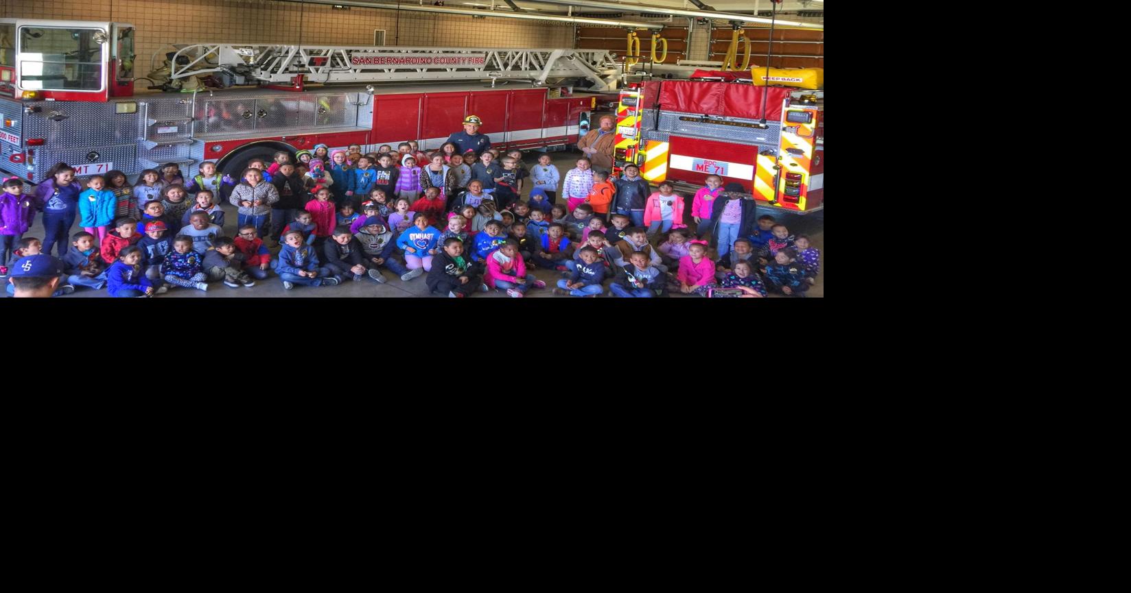 School children go on special tour of Fontana’s historic Fire Station ...