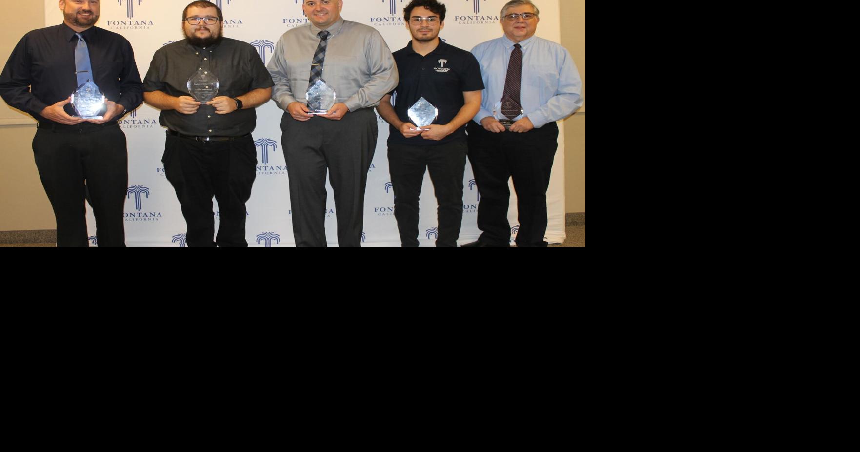 Fontana City Council honors several employees during Sept. 13 meeting ...