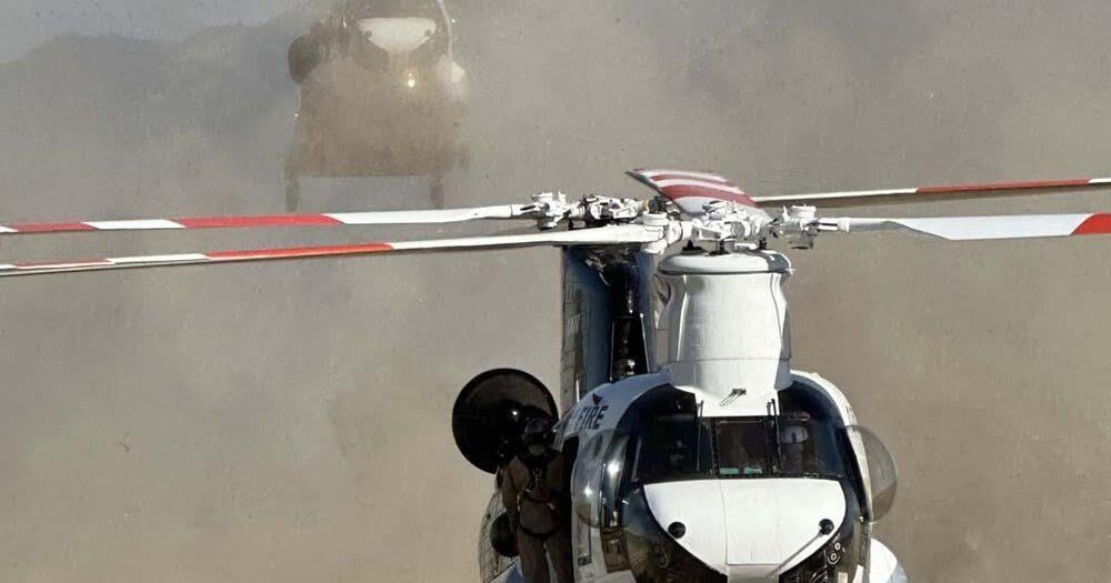 Firefighters utilize new weapon in their battle against Vista Fire ...