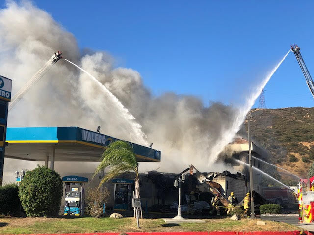 Fire destroys gasoline station in northern Fontana on Oct. 30 | News ...