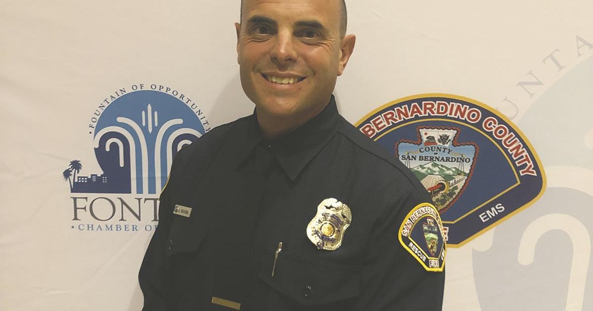 Marini is named Firefighter of the Year in Fontana | News ...