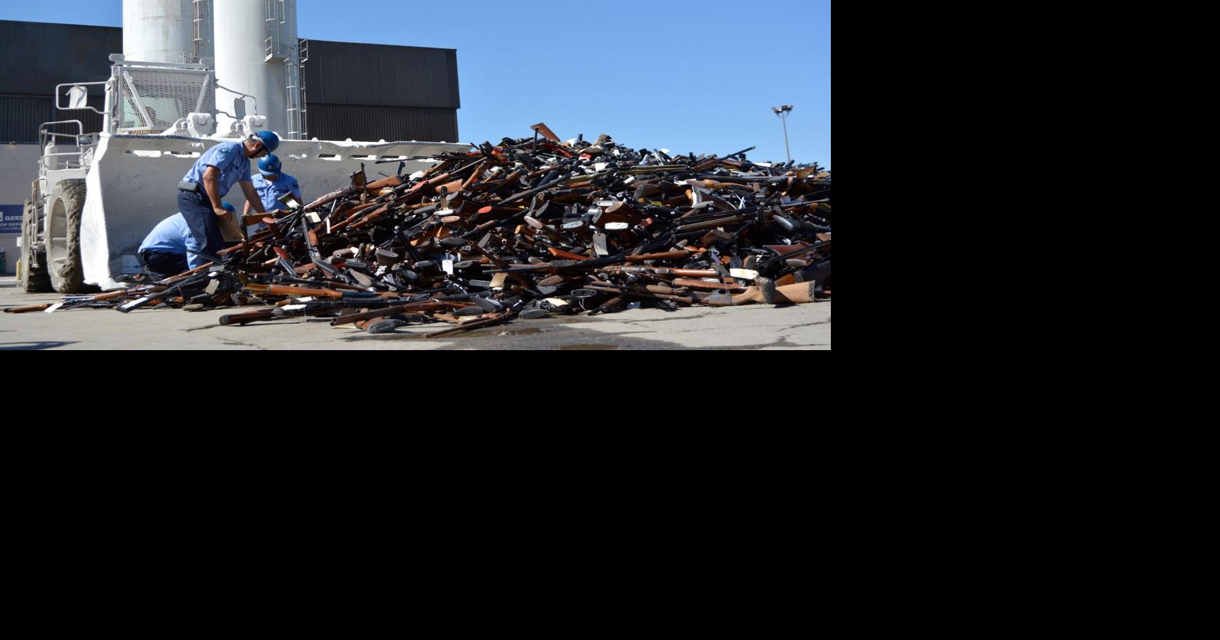 More than 7,000 guns are recycled at Gerdau Steel Mill in Rancho ...