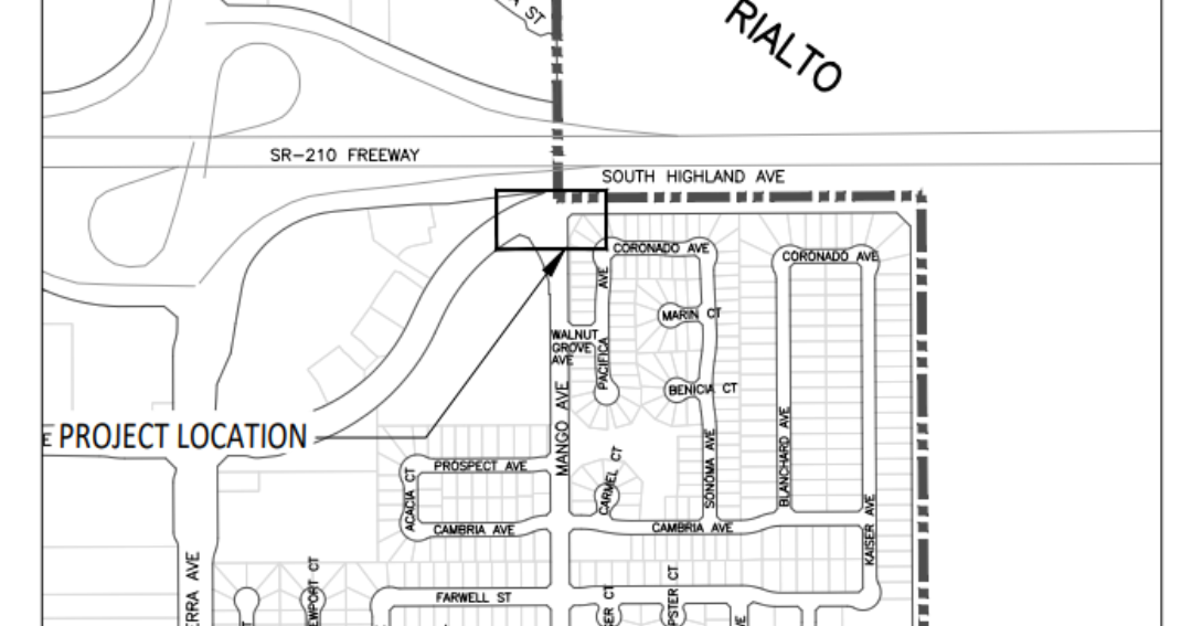 Traffic signal will be constructed at South Highland and Mango avenues ...