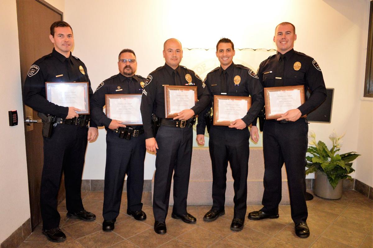 Fontana Police Department personnel honored for subduing and arresting ...