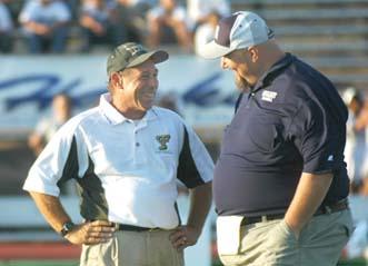 Tahquitz coach, Steve Silberman, left, and Summit coach, Tony Barile ...