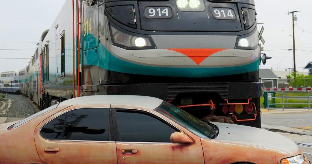 Train collides with car in San Bernardino | Inland Empire News ...