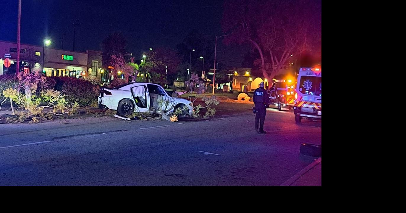 Woman Is Arrested After Her Vehicle Crashes Into Tree In Fontana News