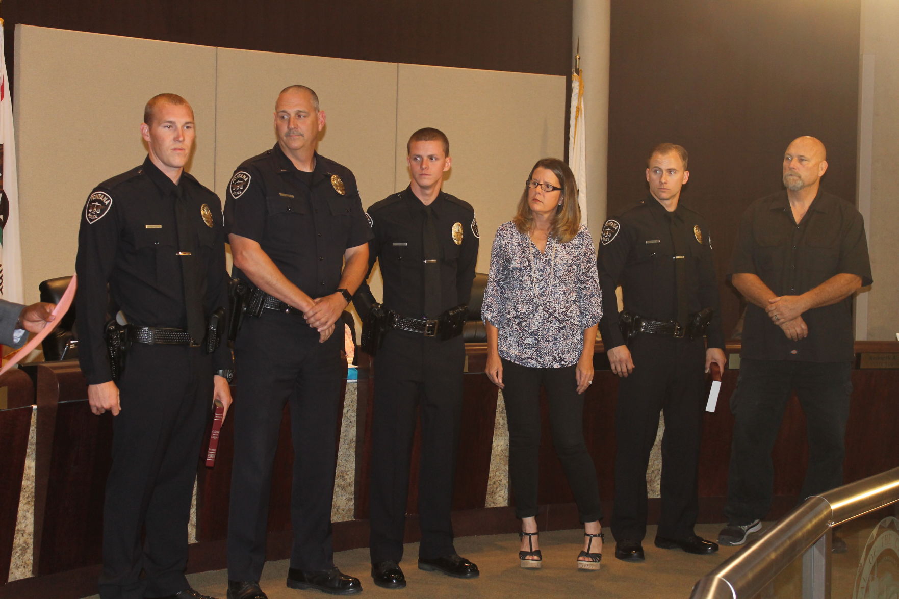 Fontana Police Department welcomes three new officers | News ...