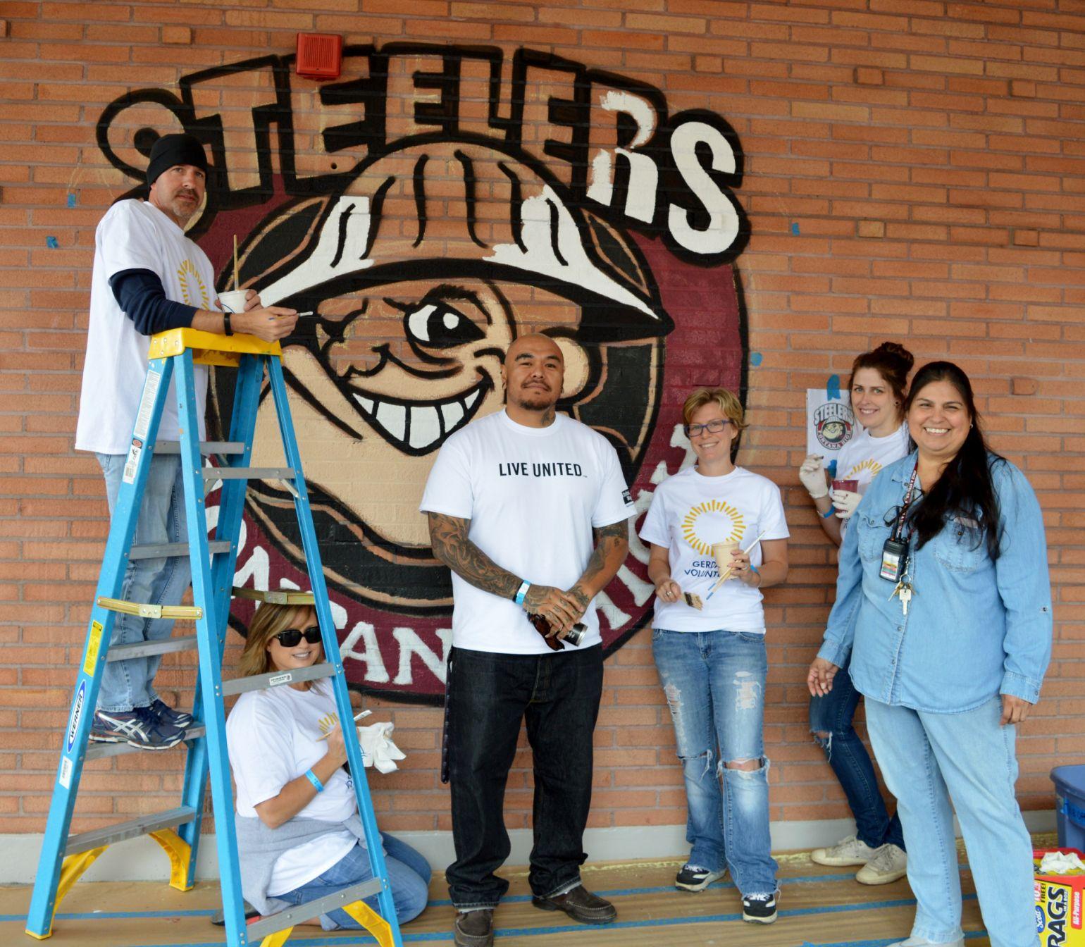 Volunteers help brighten Fohi; campus gets makeover thanks to United ...