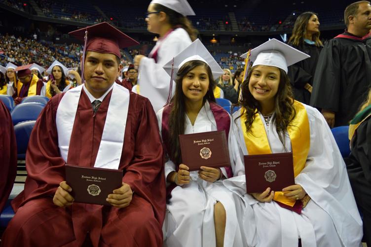 Fontana High School's graduating seniors celebrate at commencement; see ...