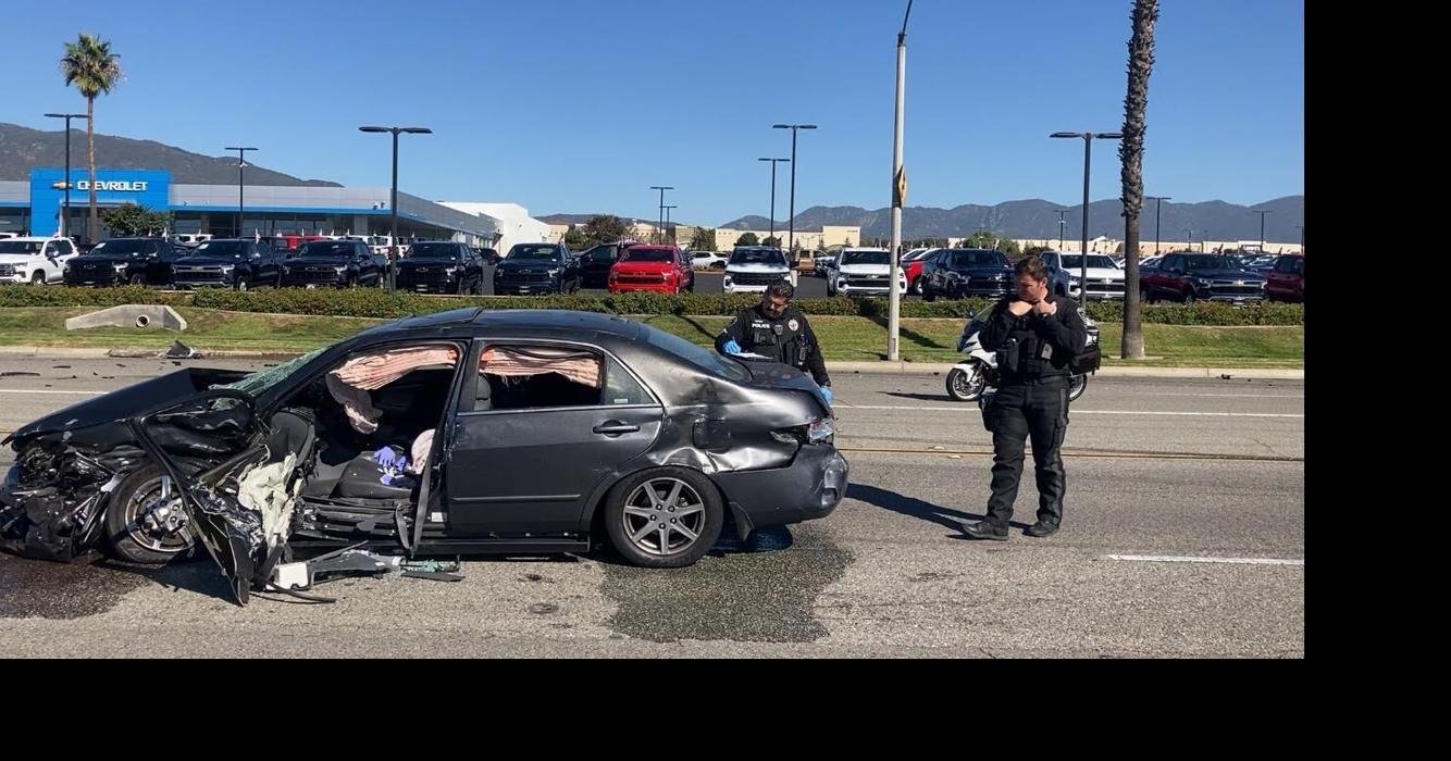 Two persons are injured in traffic collision in northern Fontana on Oct ...