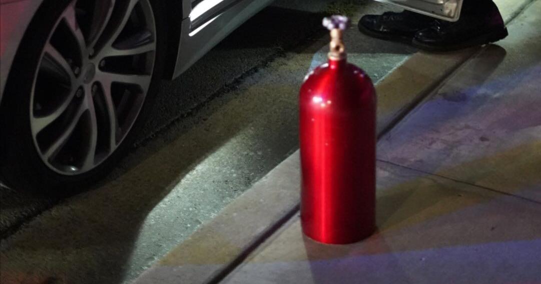 Five teenagers are arrested on a charge of possession of nitrous oxide ...