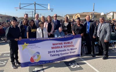 Wayne Ruble Middle School holds event to celebrate being named to ...