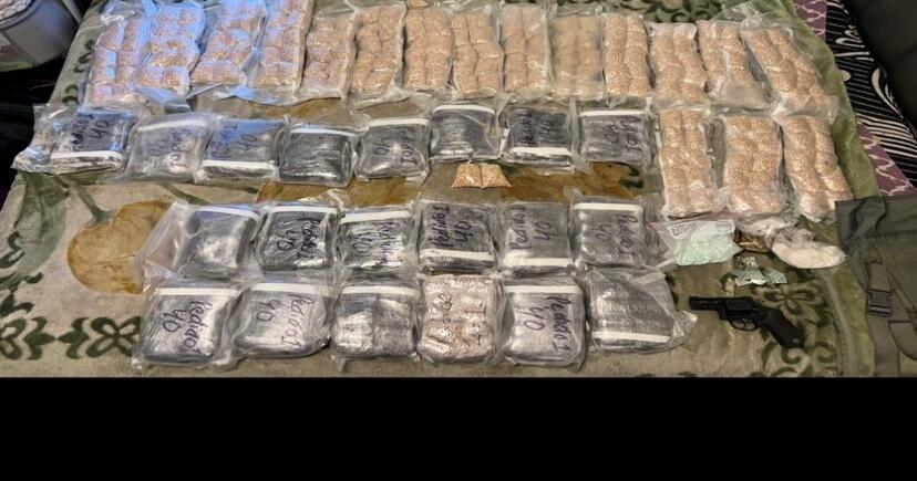 Traffic stop leads to seizure of more than 100 pounds of fentanyl pills ...