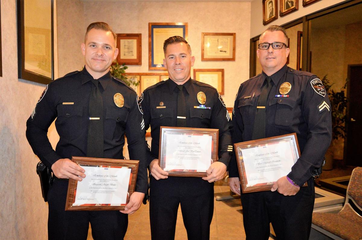 Fontana Police Department personnel honored for subduing and arresting ...