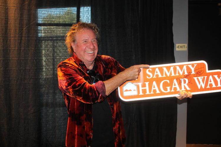 Sammy Hagar gets new street sign and his high school diploma during ...