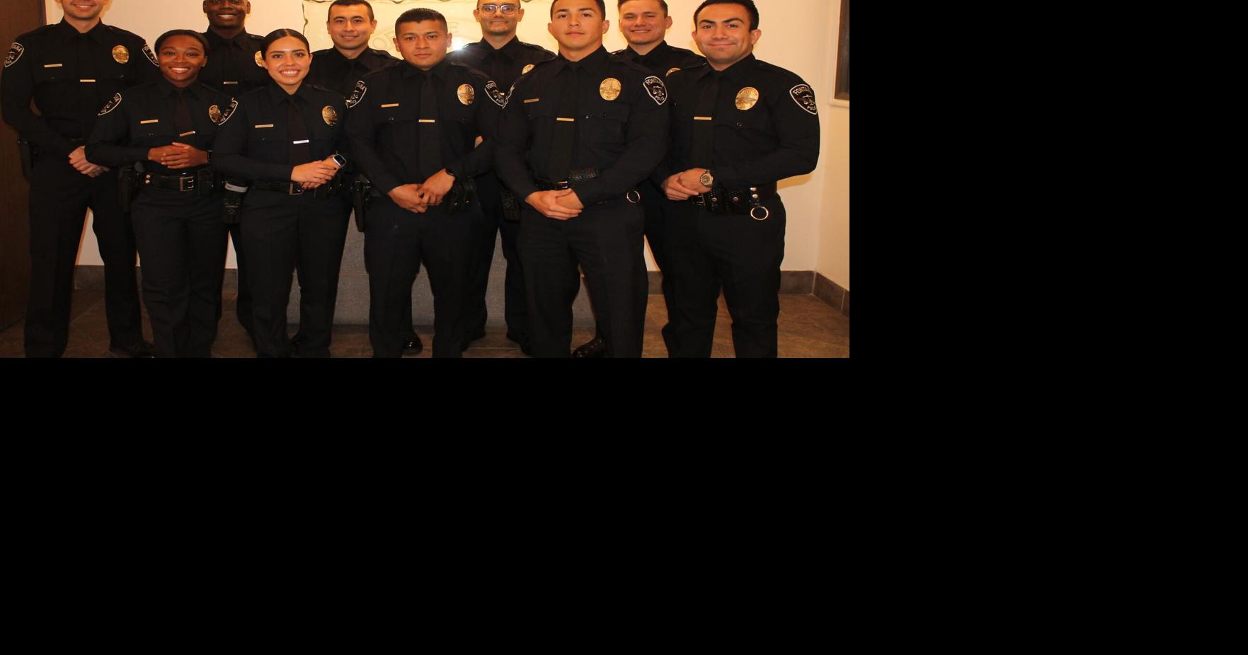 Ten new Fontana Police Department officers are sworn in during City ...