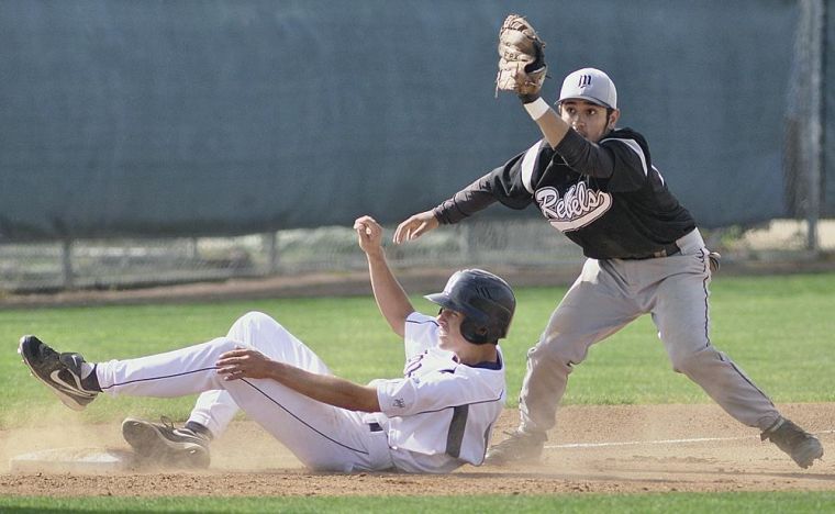 Miller baseball team moves into tie for first place by rallying past ...