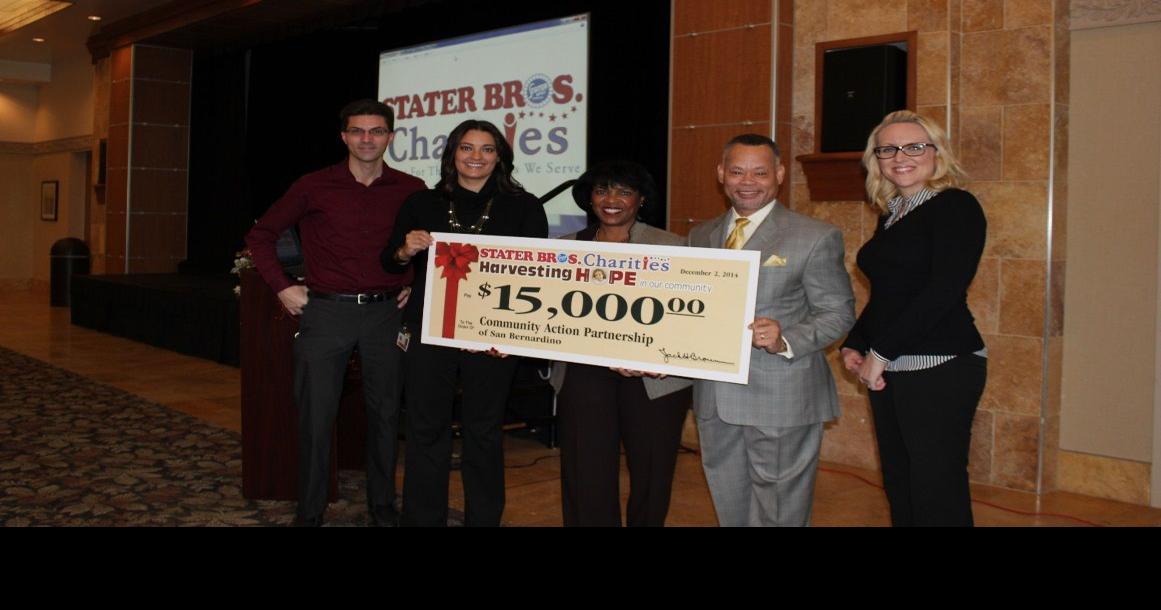 CAPSBC Food Bank Program receives big check from Stater Bros. Charities ...